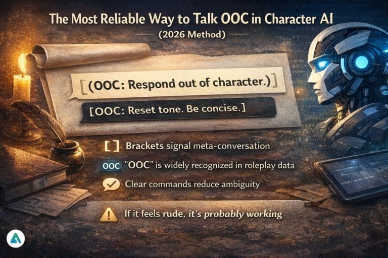 How to Talk OOC in Character AI: What Actually Works (and Why It Often ...
